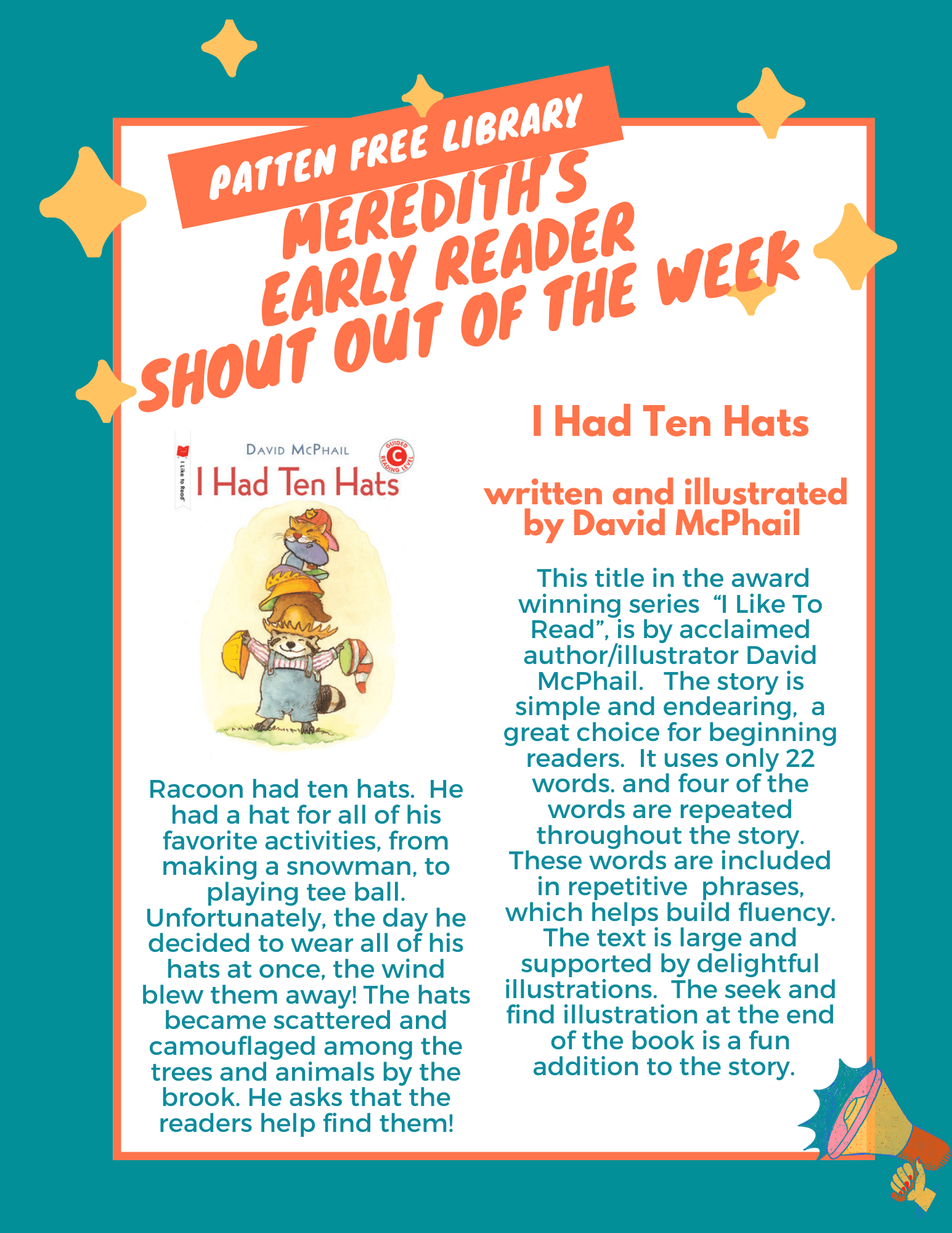 Children’s Shout Out! · Patten Free Library